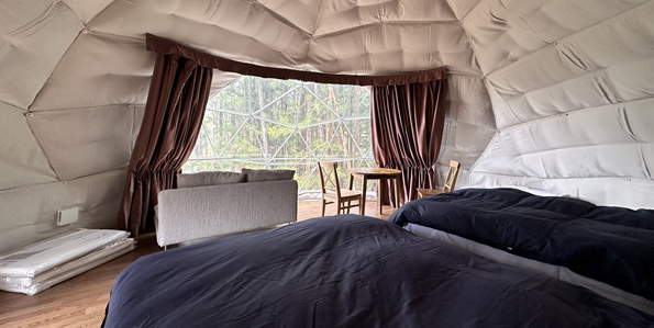 長野県飯綱町にあるグランピング施設・日帰りキャンプ「心カラ」