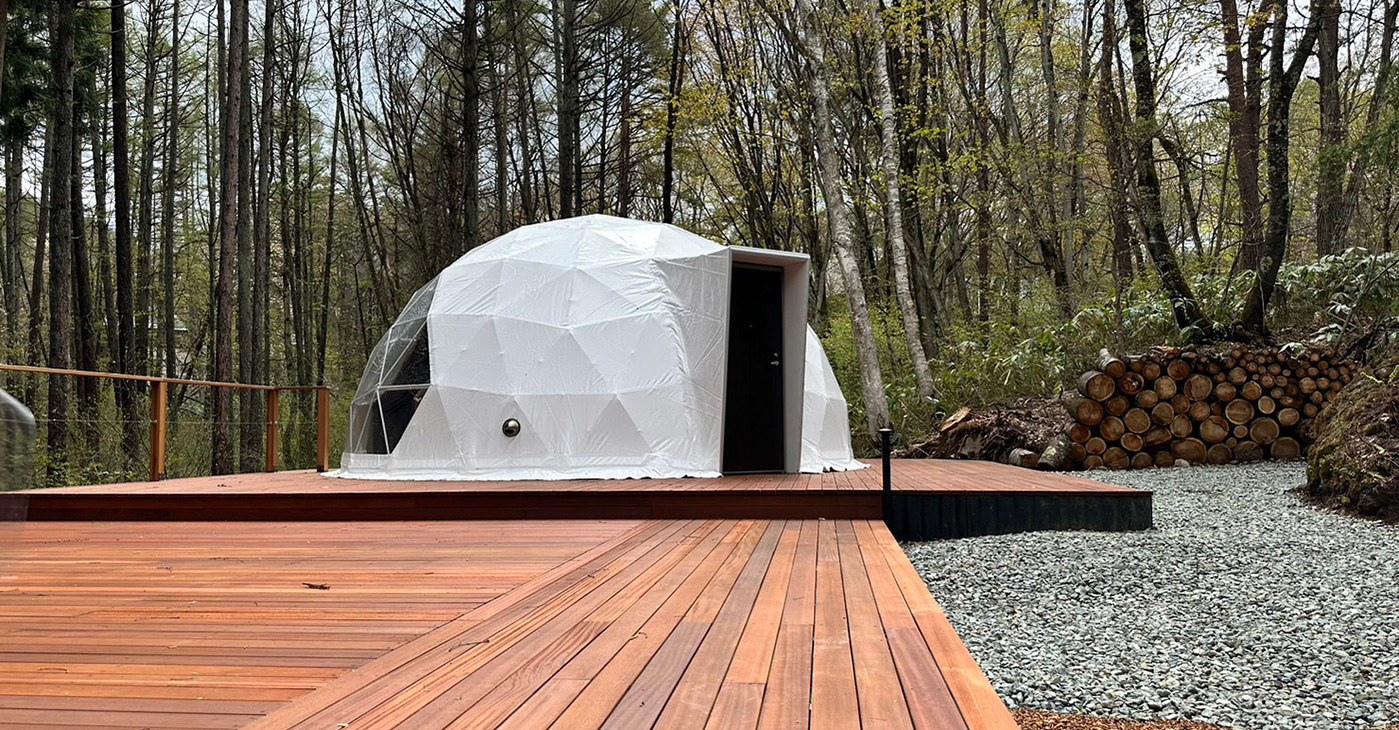 長野県飯綱町にあるグランピング施設・日帰りキャンプ「心カラ」